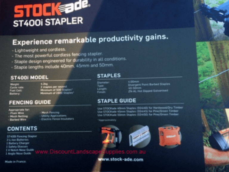 Stockade ST400i Impulse Cordless Rural Fencing Stapler | Fencing Tools ...