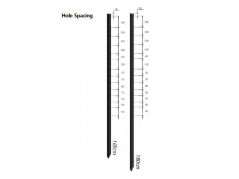 Black Star Pickets | Star Pickets 1350mm & Other Sizes