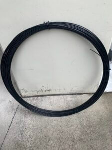Black PVC Coated Fencing Wire 3.15mm 100m & 250m Rolls | PVC Wire Australia