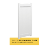PVC Gate for Hampton Style Fencing | Full Privacy Gate