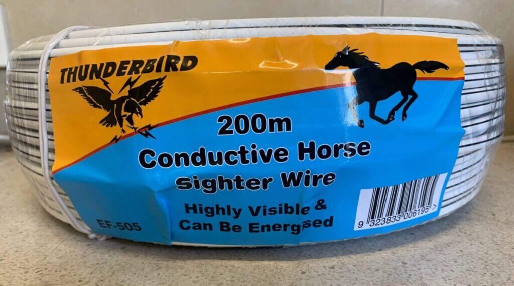 Thunderbird EF-505 Conductive Equine Horse Sighter Wire 200m | Electric ...