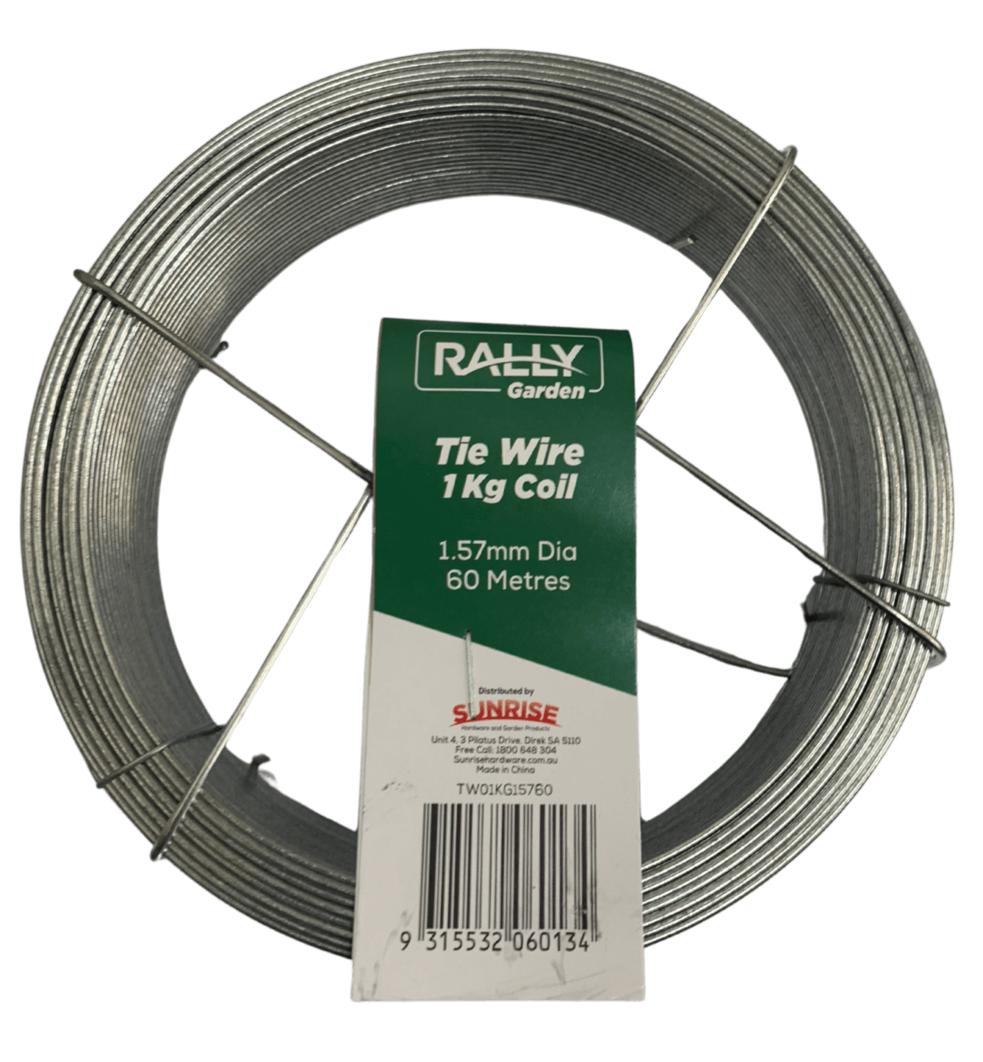 RALLY Gal Tie Wire 1kg - 1.57mm x 60m - Discount Landscape Supplies